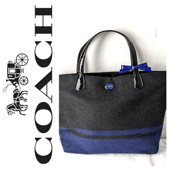 Coach | Bags | Coach Wool Tote | Poshmark